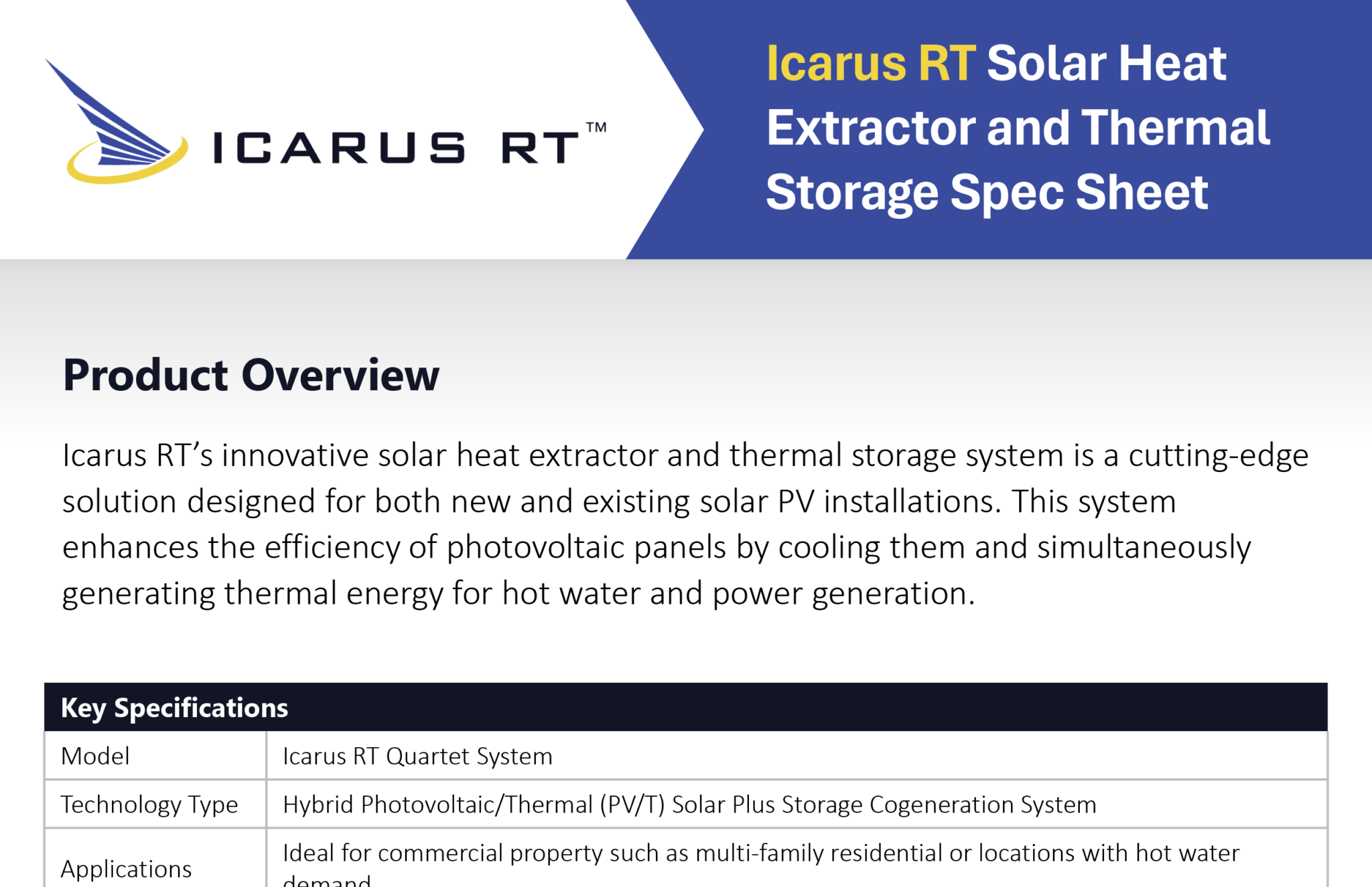 Quartet – Icarus RT, Inc.